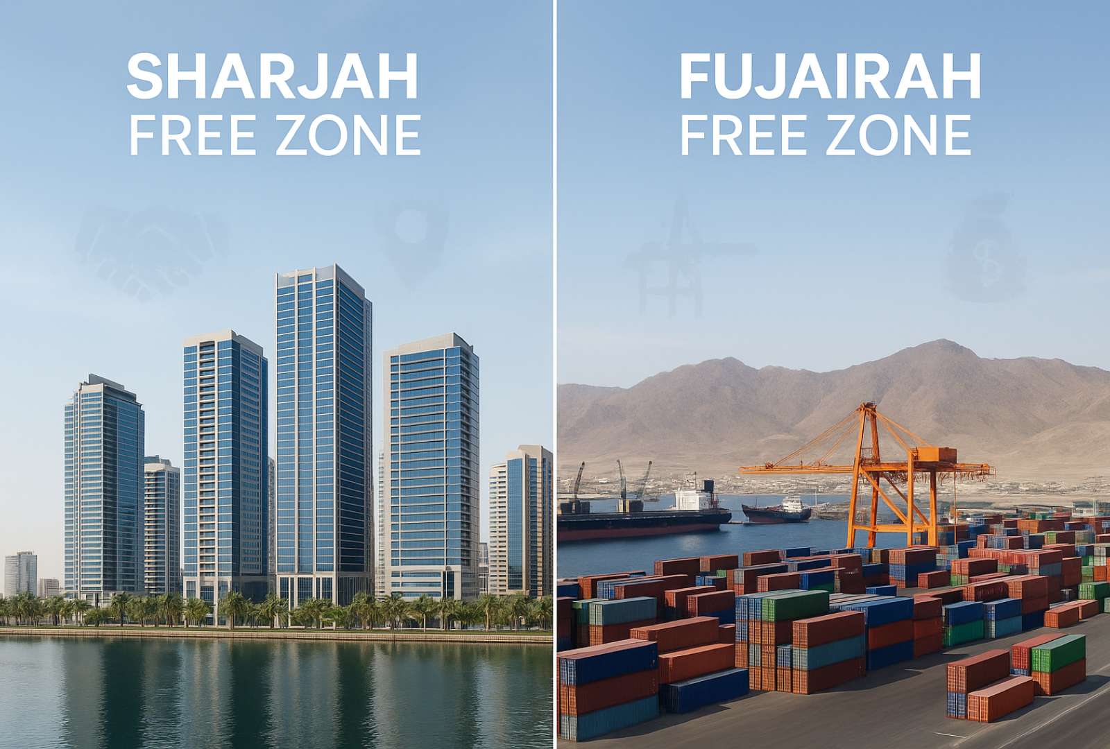 Fujairah vs Sharjah Free Zone: Business Guide 2025 | ADEPTS